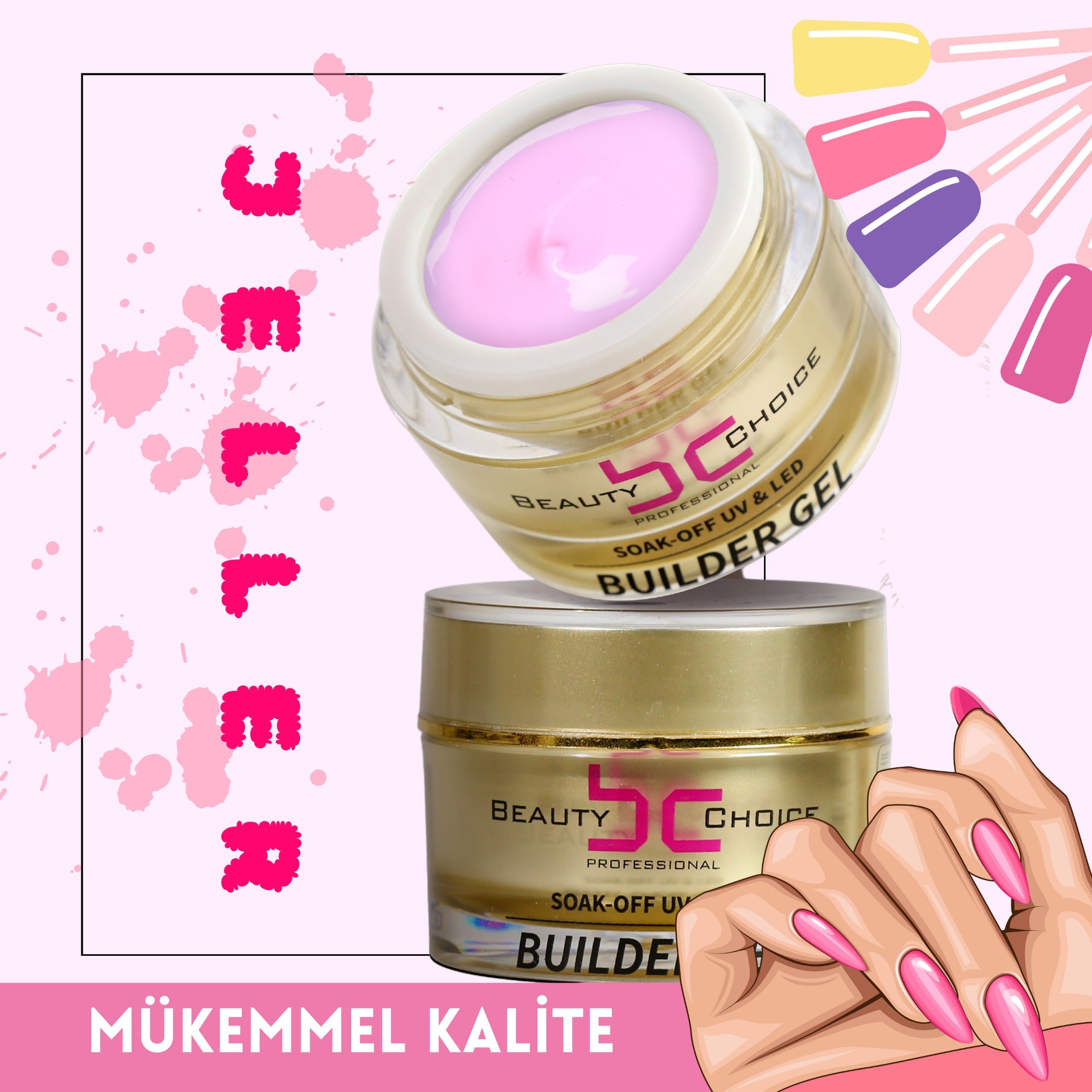 protez tırnak jel – Beauty Choice